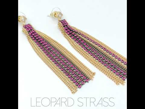Rhinestone Earrings 4 – LEOPARD STRASS South Africa